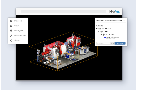 NavVis IVION｜NavVisで複雑な現場の3Dデータを⾼速かつ⾼品質にご提供